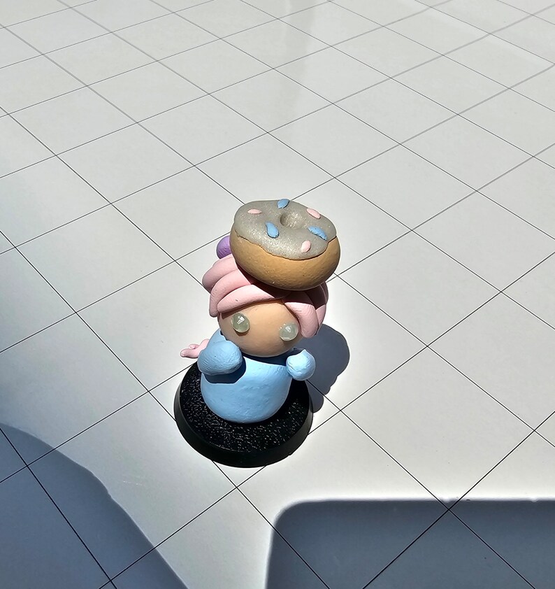 Cute Donut Girl Dungeons and Dragons Dollhouse Minis Dnd D&d - Etsy