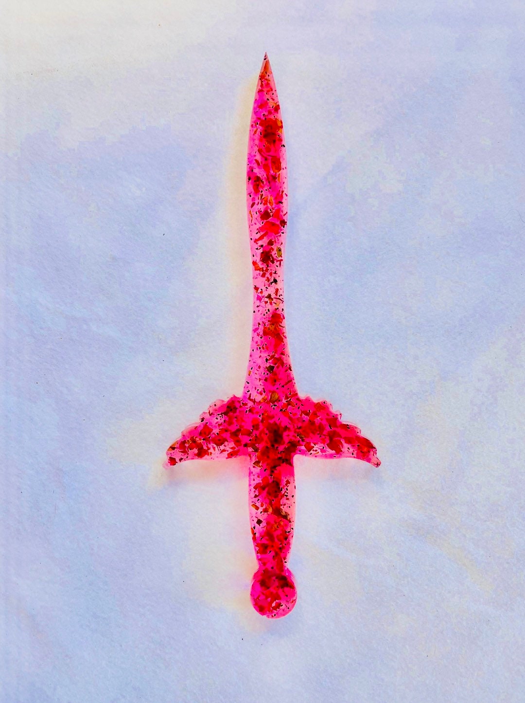 Fantasy Resin Dagger Dried Flower Dagger Witchcraft Athame - Etsy