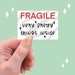 PACK of 20 Small Buisness Stickers for Packages, Fragile Package ...