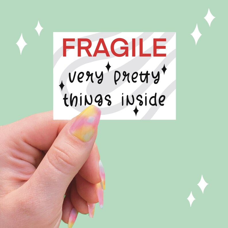 PACK of 20 Small Buisness Stickers for Packages, Fragile Package ...