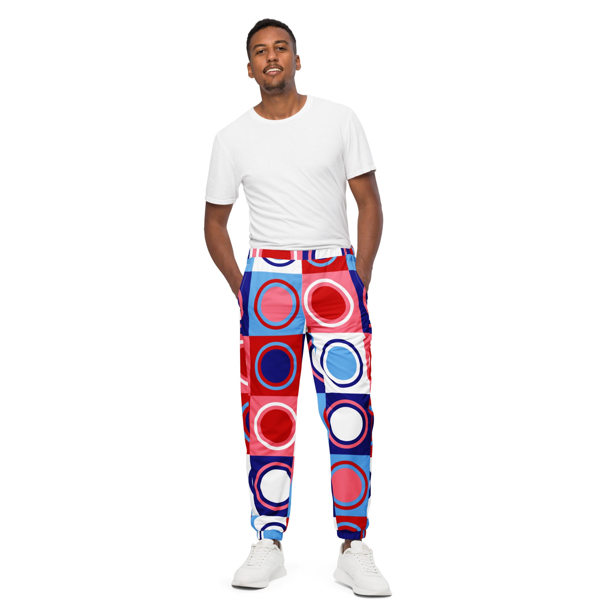 Retro Circle America Colors Unisex Track Pants - Etsy