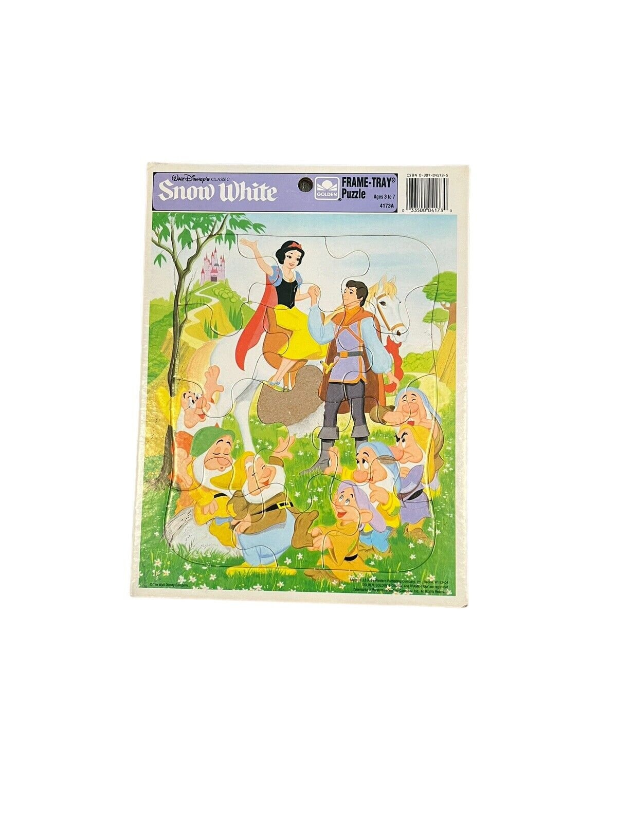 Vintage Walt Disney Golden Frame Tray Puzzle Lot of 4 - Etsy