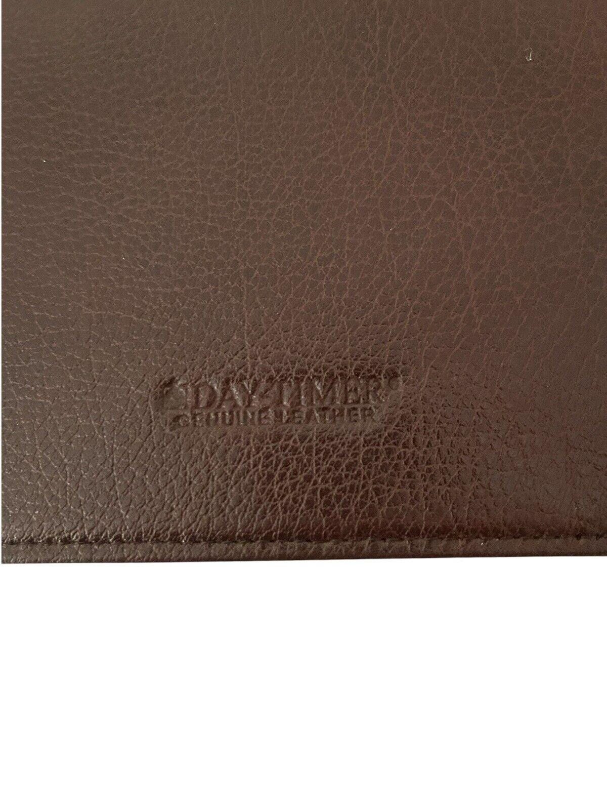 Vintage Day-timer Planner Burgundy Genuine Leather 7 Ring Binder Buckle ...