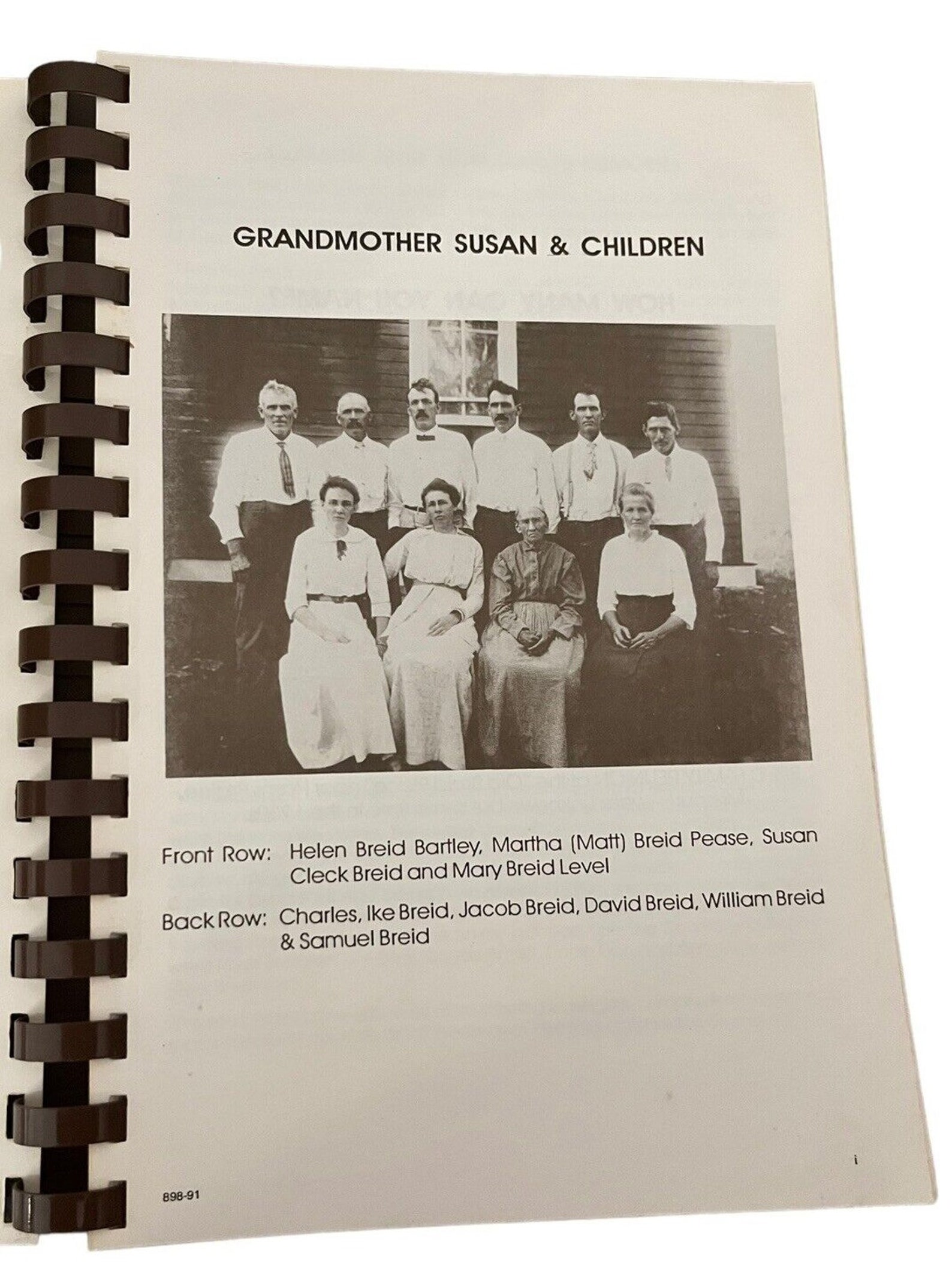 Vintage the Breid Family Cookbook RARE 1991 - Etsy