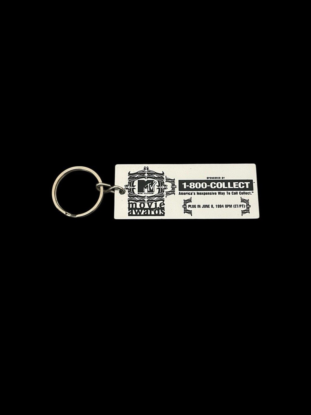 RARE VTG MTV Movie Awards 1994 Silver Metal Ticket Keychain Event ...