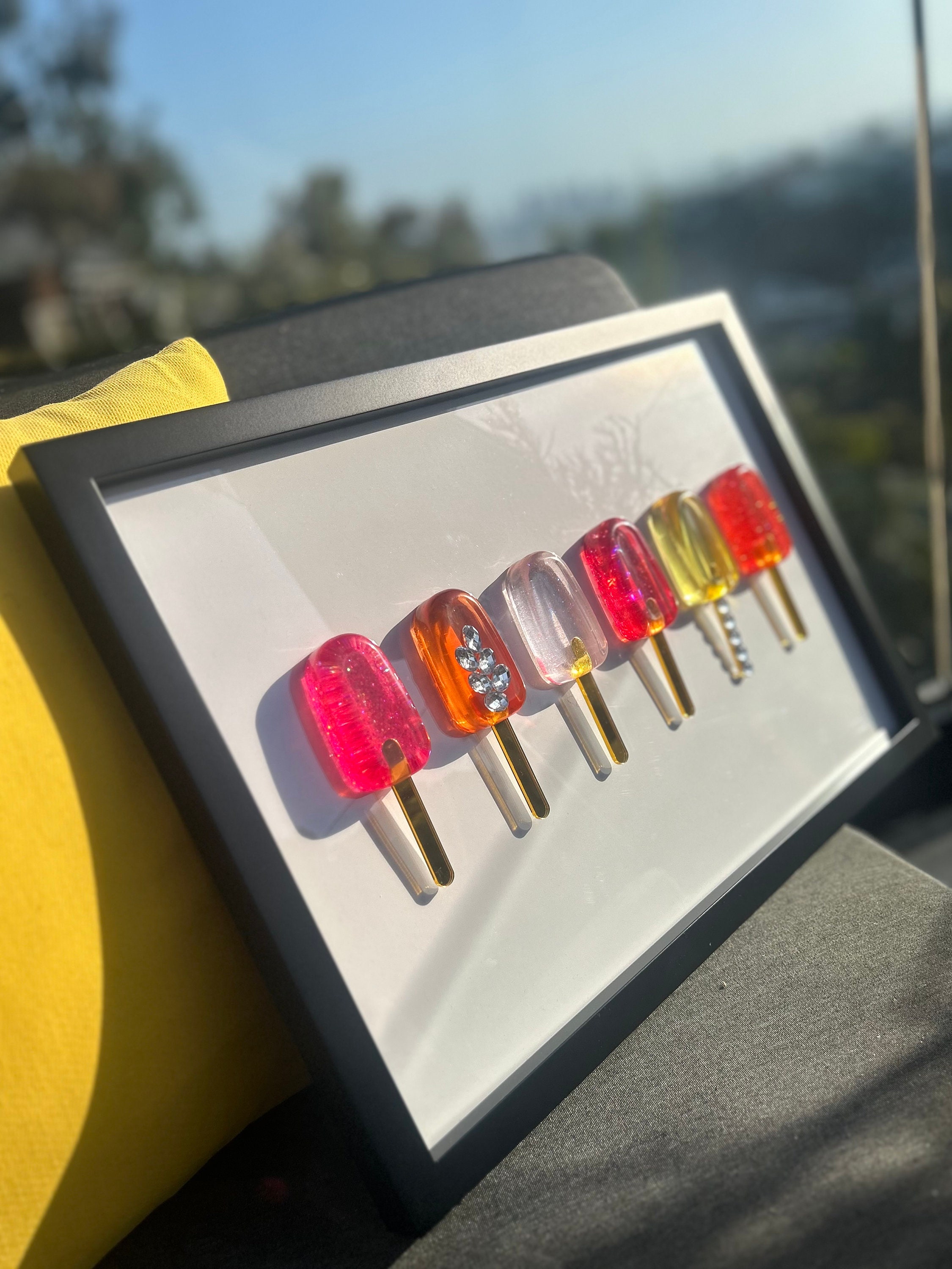 Popsicle Wall Art 19x13 Painting 3d Pop Art Gift Presents for Girls ...