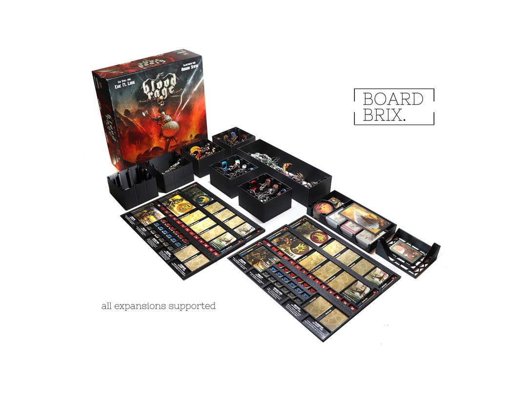 Blood Rage Insert | 3d Print | All Expansions Supported | Dashboards ...