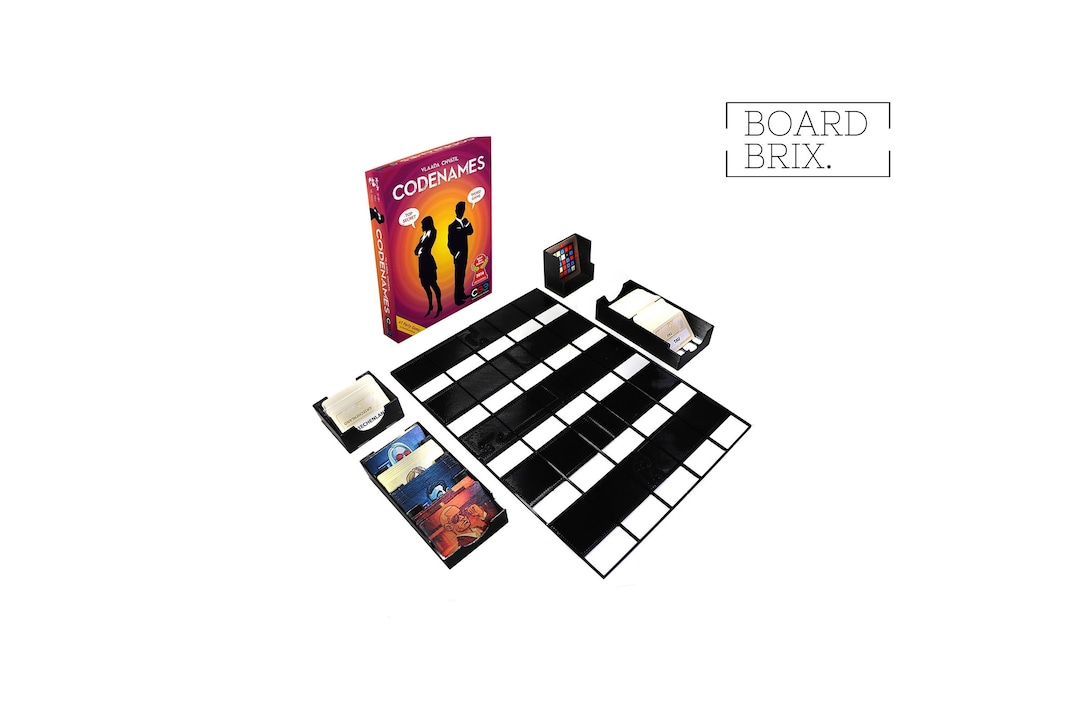 Codenames Insert | 3d Print | Premium Quality | Card Sleeves Supported - Etsy