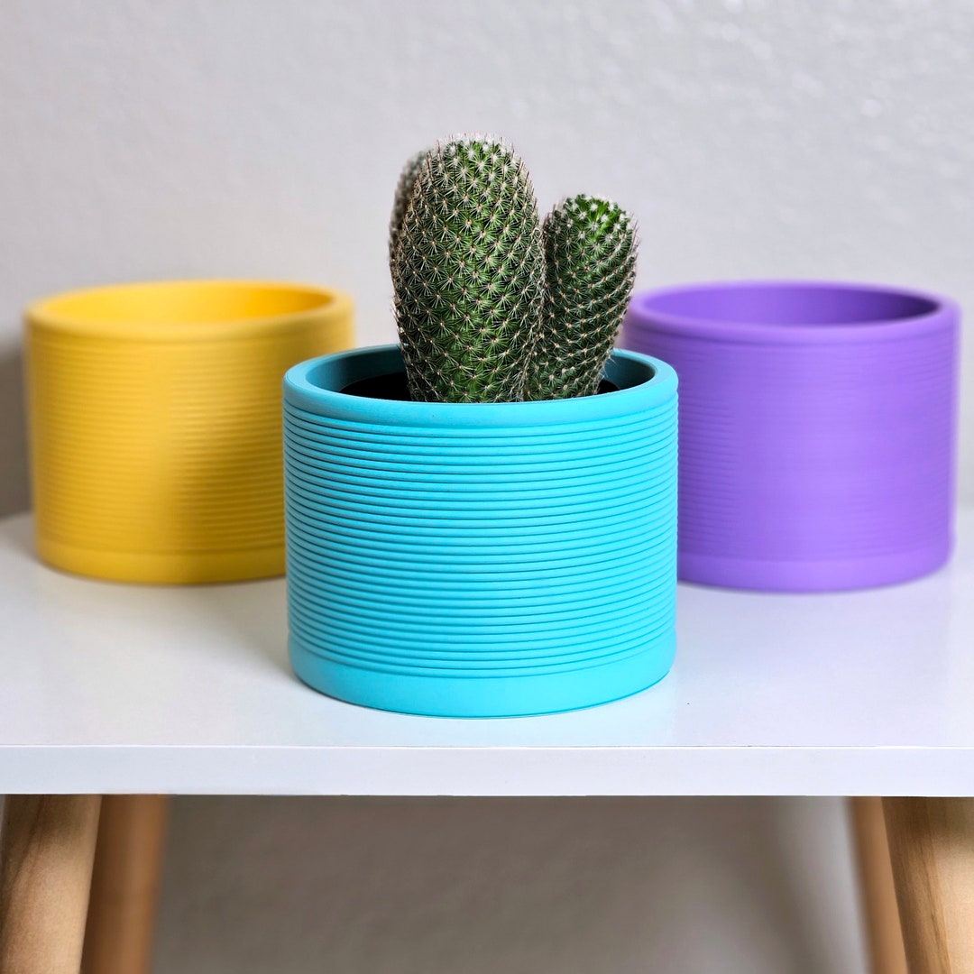 LOOPY - Colorful Minimalist Planter for Indoor Plants, Cactus ...
