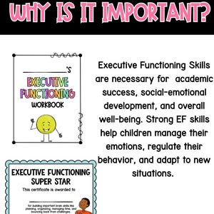 Executive Functioning & Emotional Regulation Worksheets – Counseling ...