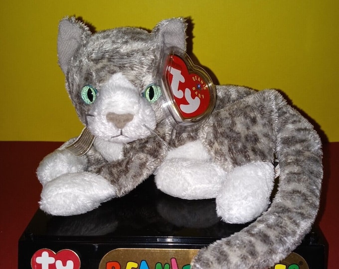 Ty Beanie Baby Purr Cat Mwmts - Etsy