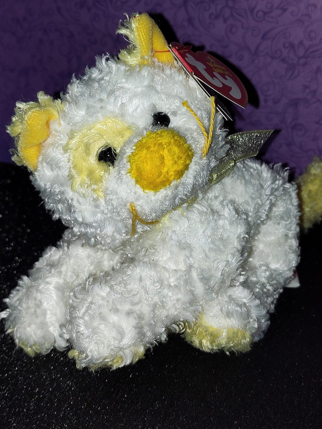 TY Beanie Baby - SAFFRON the Yellow Cat Mwmts - Etsy