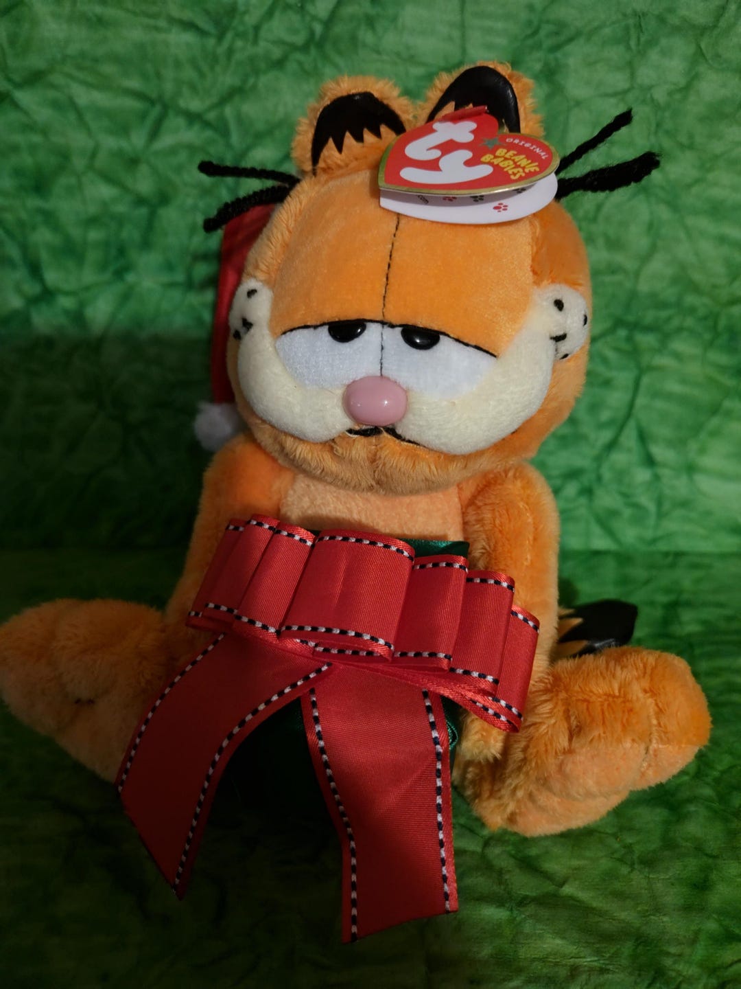 TY Beanie Baby GARFIELD the Cat happy Holidays Mwmts - Etsy