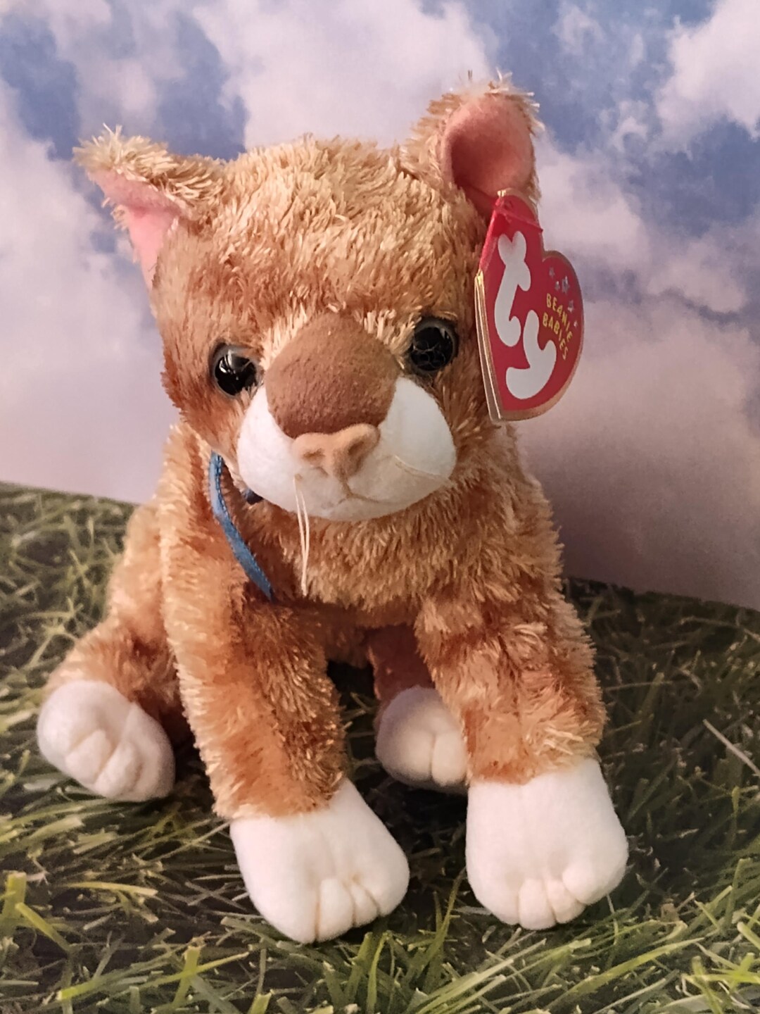 TY Beanie Baby - MATTIE the Cat Mwmts - Etsy