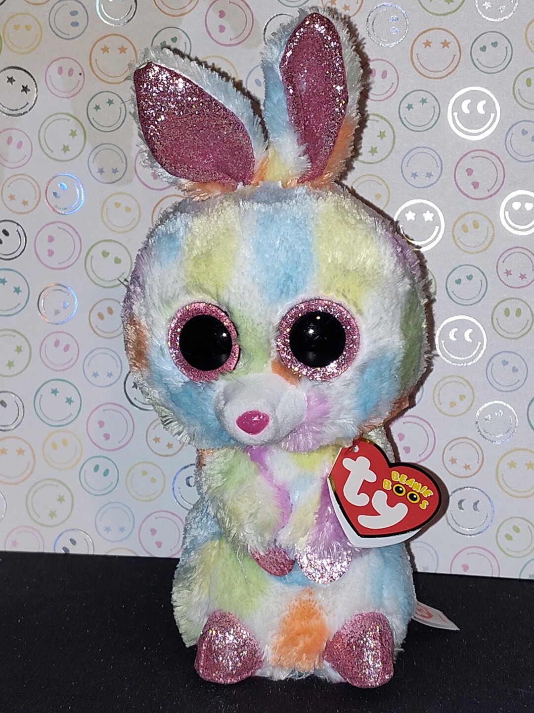 TY Beanie Boos - BLOOMY the Rainbow Bunny (glitter Eyes) Mwmts - Etsy
