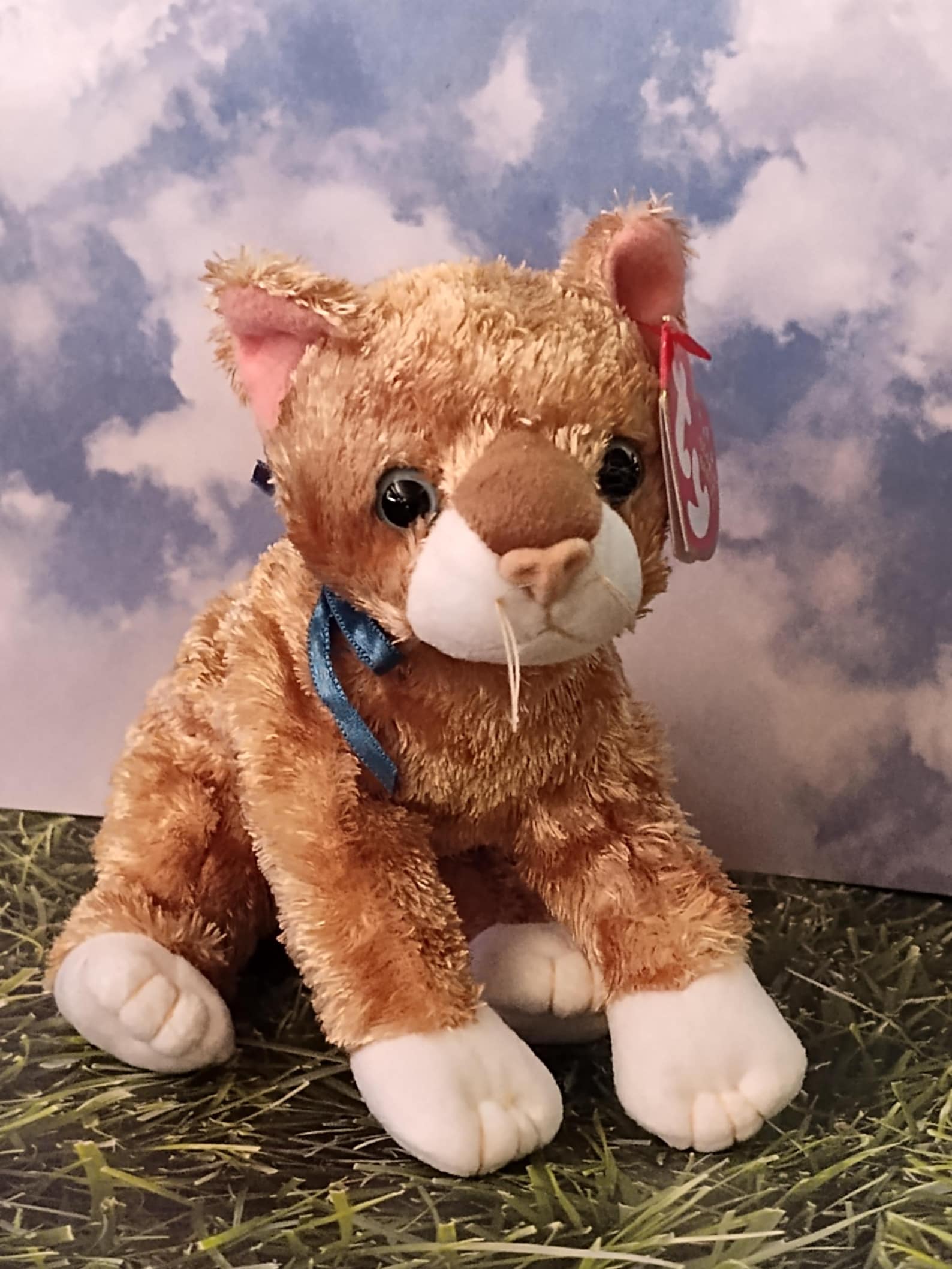 TY Beanie Baby - MATTIE the Cat Mwmts - Etsy