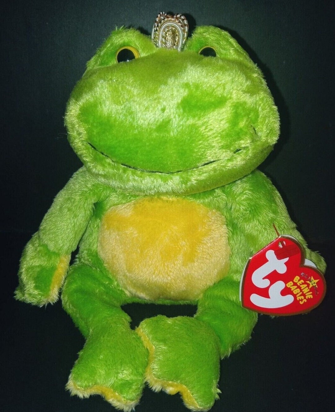 TY Beanie Baby - CHARM the Frog Mwmts - Etsy