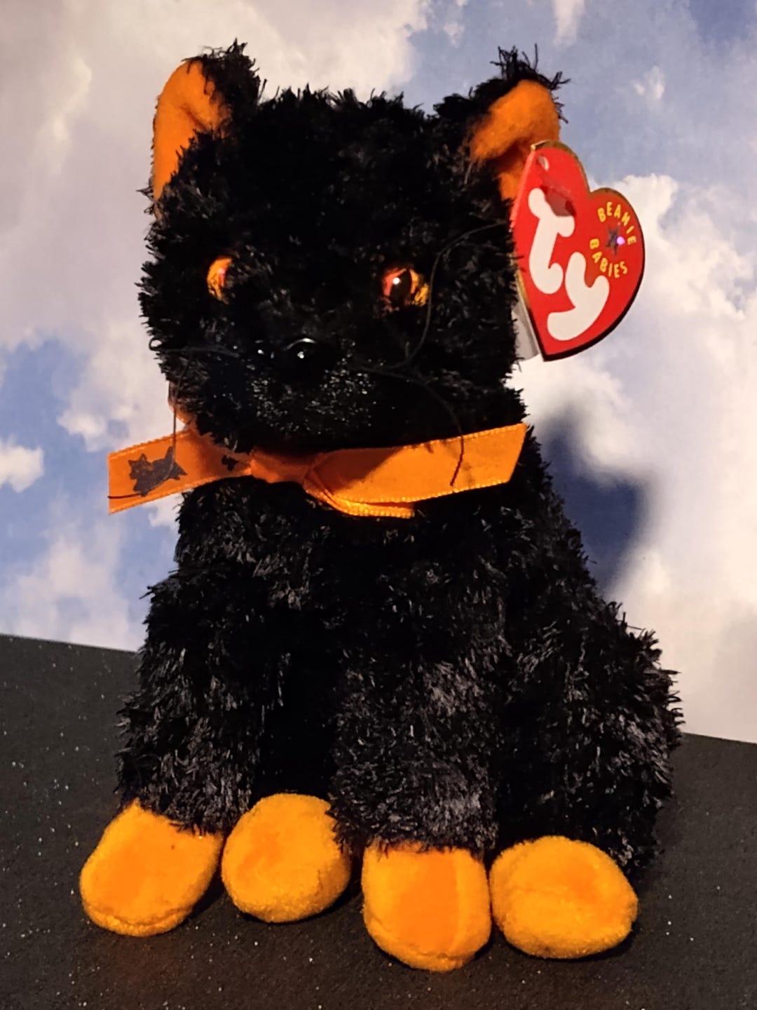 TY Beanie Baby - FRAIDY the Black Cat Mwmts - Etsy