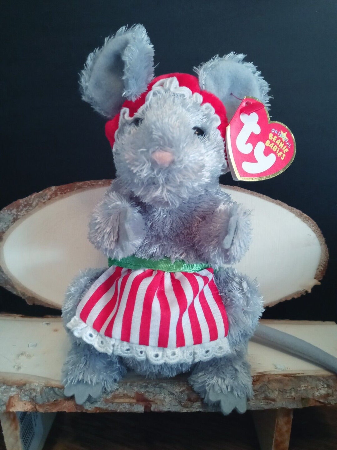 TY Beanie Baby JANGLEMOUSE the Holiday Mouse Mwmts - Etsy