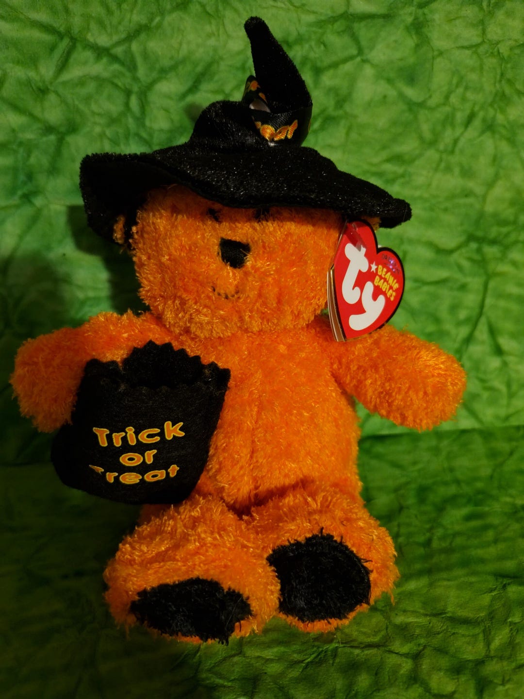 TY Beanie Baby WITCHY the Halloween Bear Mwmts - Etsy