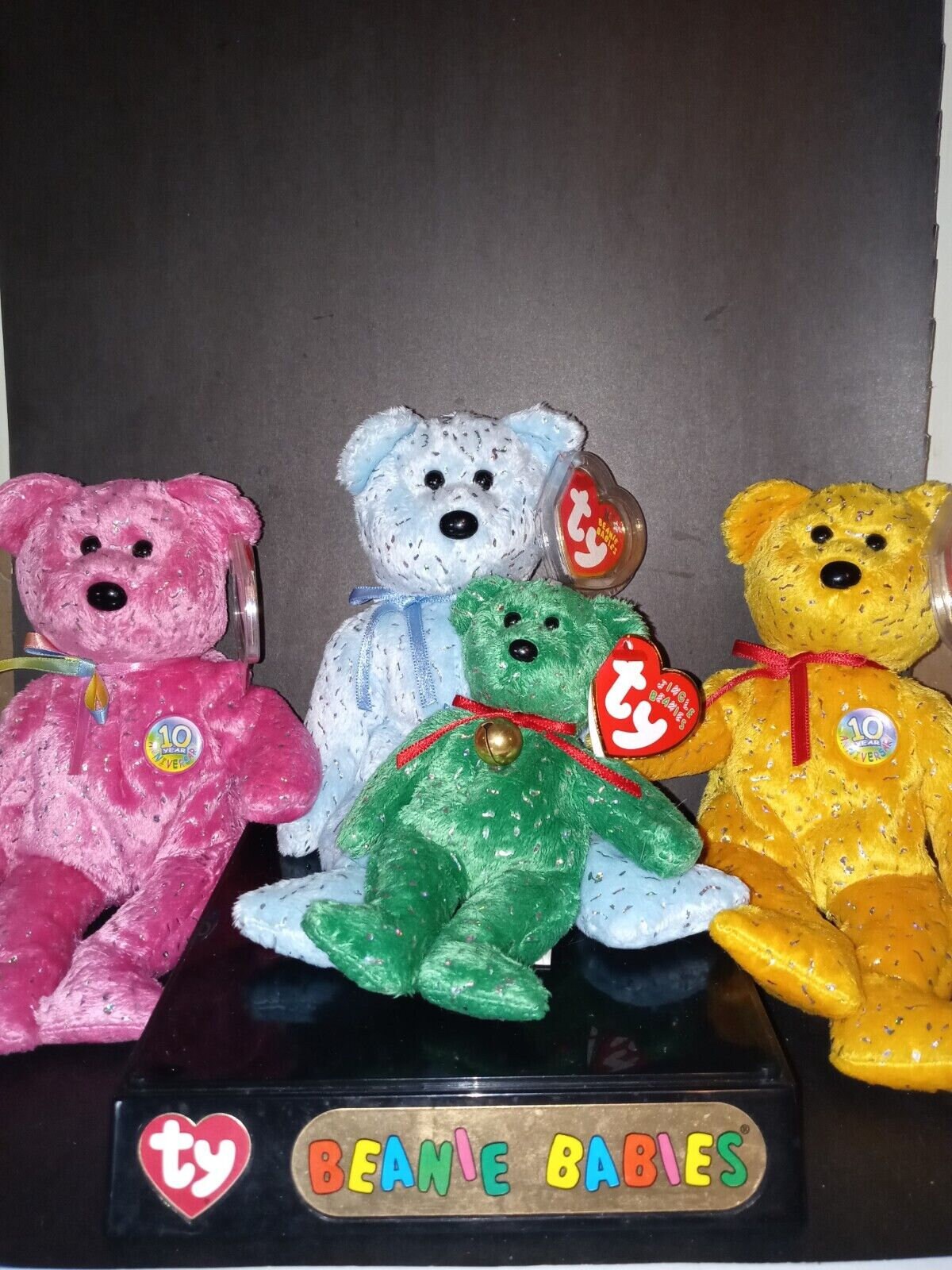 TY Beanies Baby Decade Bears With Free Jingle Mwmts - Etsy
