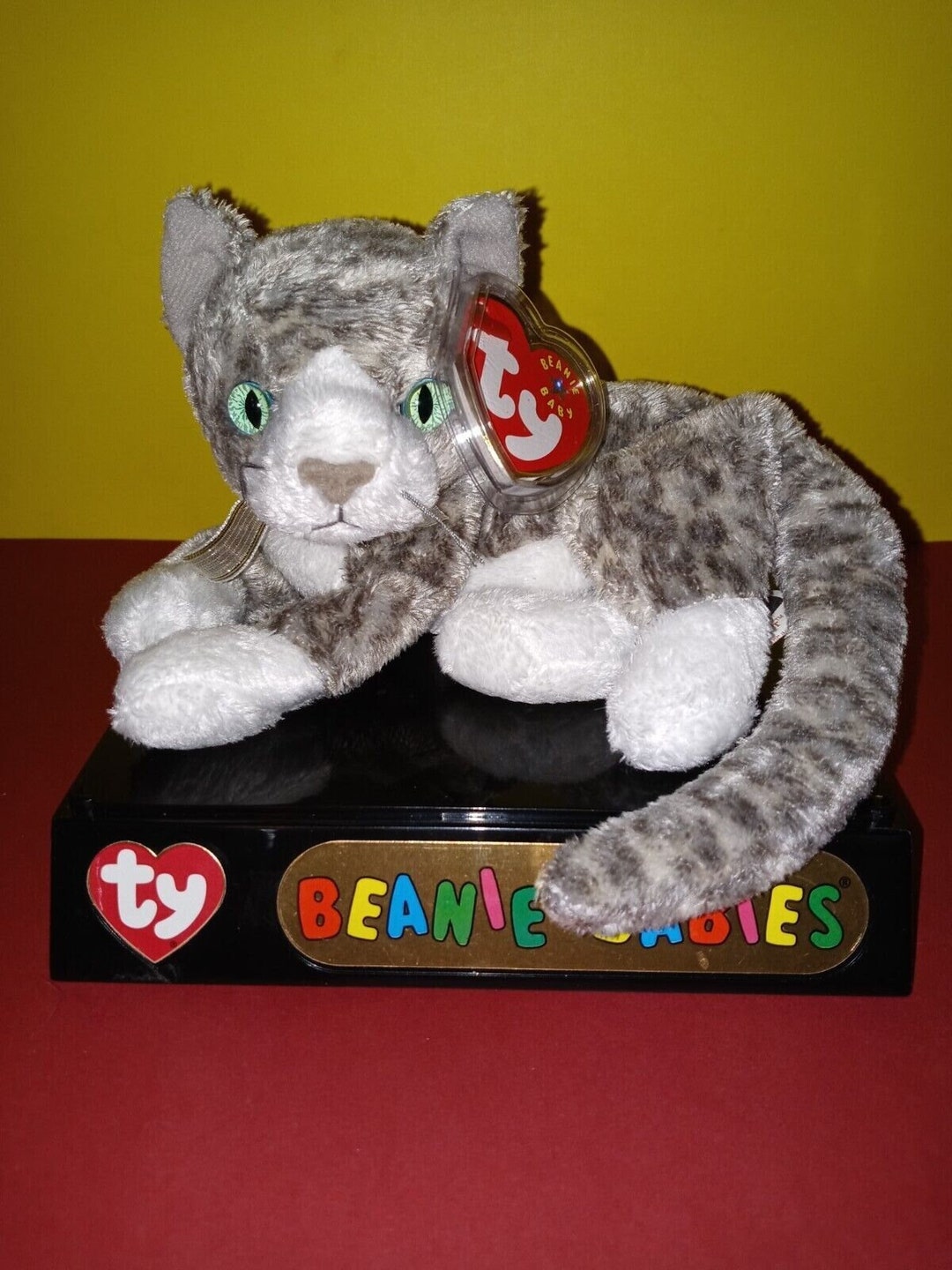 Ty Beanie Baby Purr Cat Mwmts - Etsy
