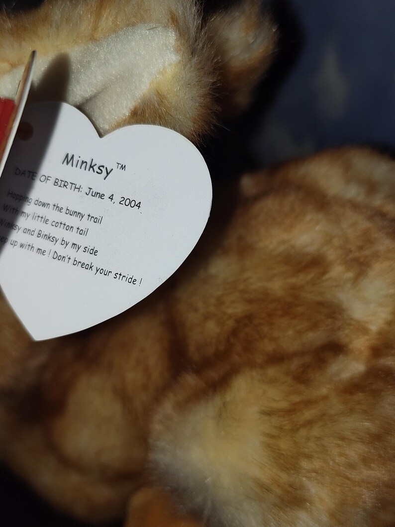 TY Beanie Babies - BUNNIES (binksy, Minksy ) Mwmts - Etsy