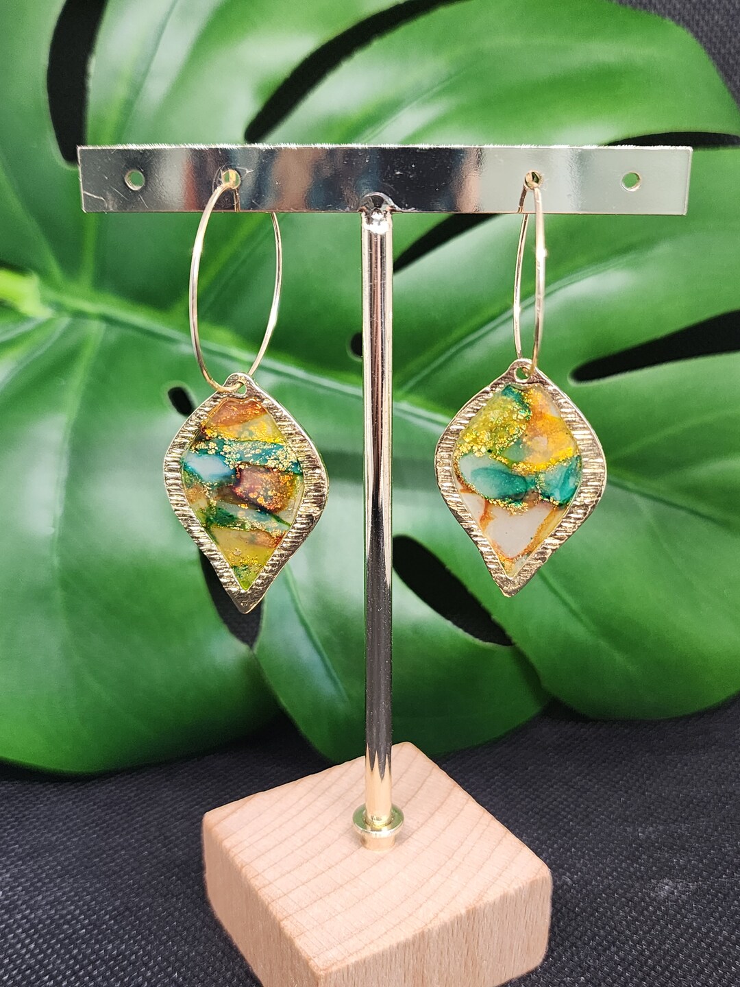 Stained Glass Hoop Collection - Etsy