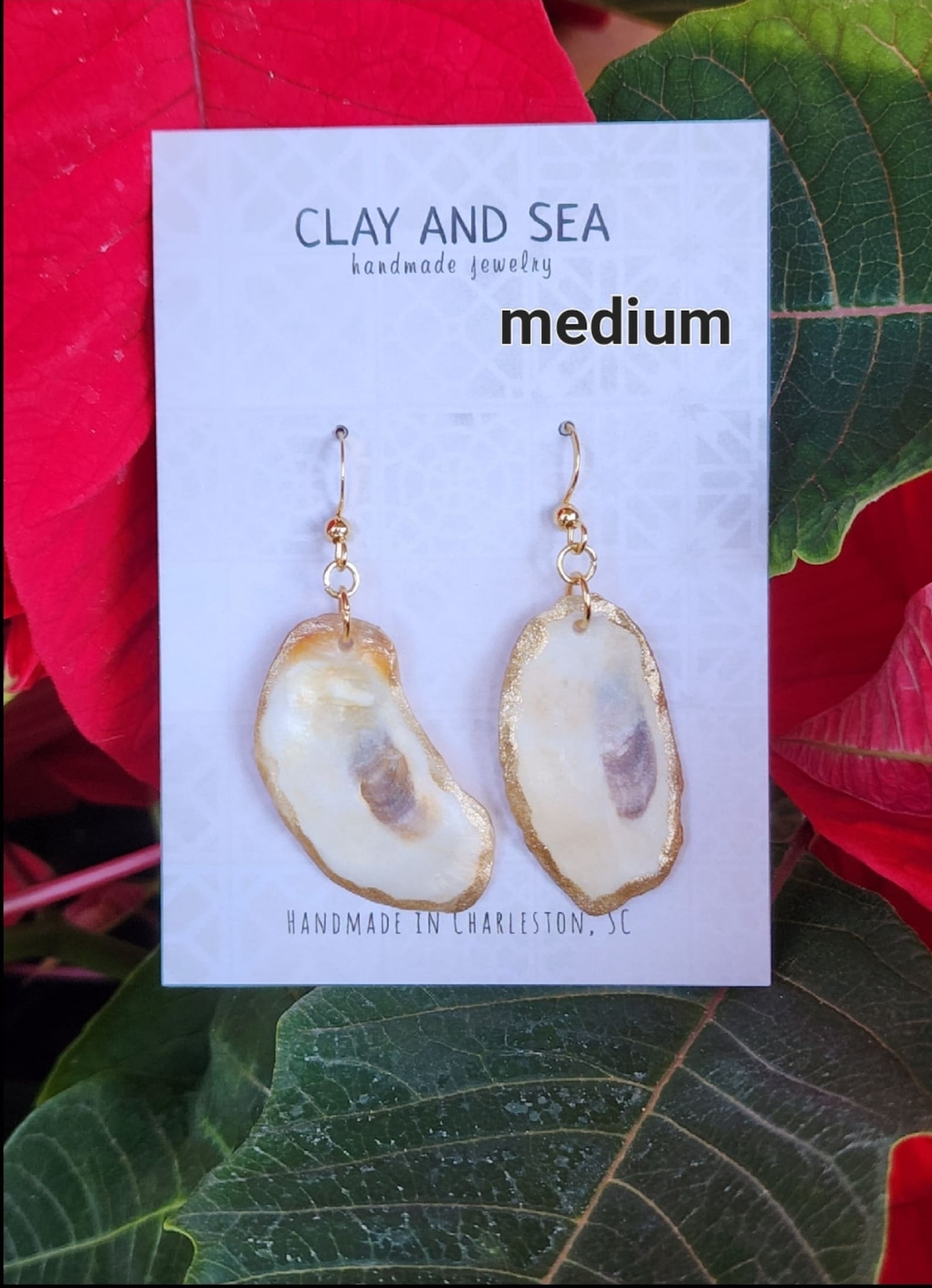 Oyster Shell Collection | Handmade Earrings, Charleston, Oyster ...
