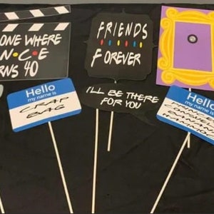 FRIENDS Themed Photo Props, Friends Party Supplies, Friends Inspired ...