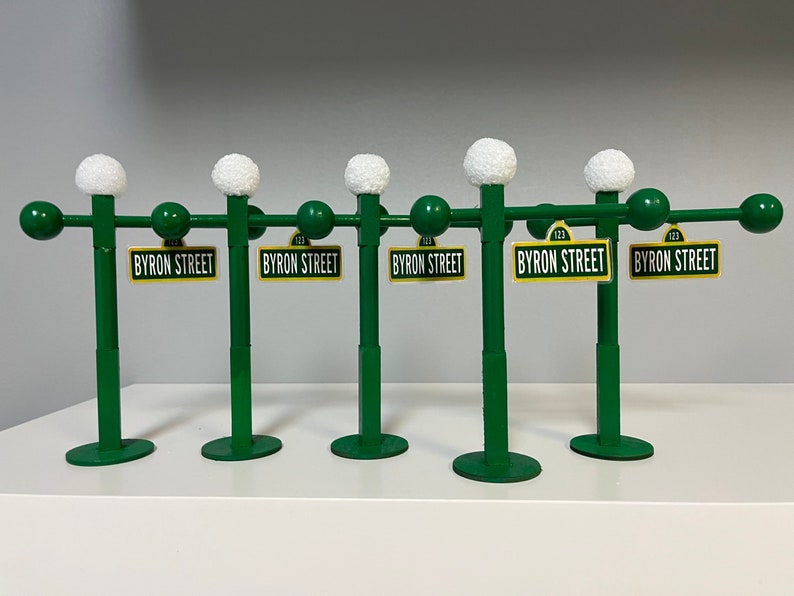 Street Sign Lamp Post 6inch Cake Topper - Etsy