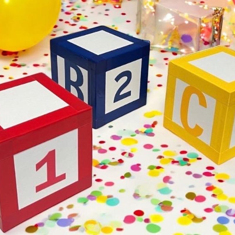 Block Centerpiece - Etsy