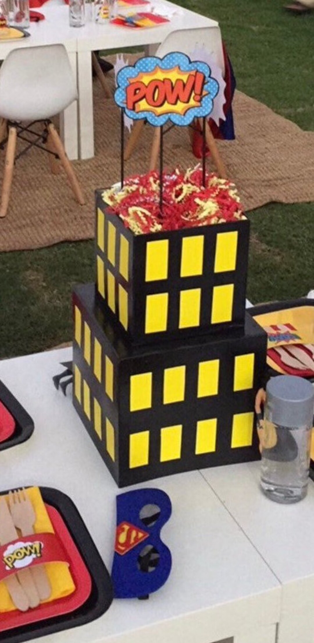 Superhero City Inspired Centerpiece - Etsy