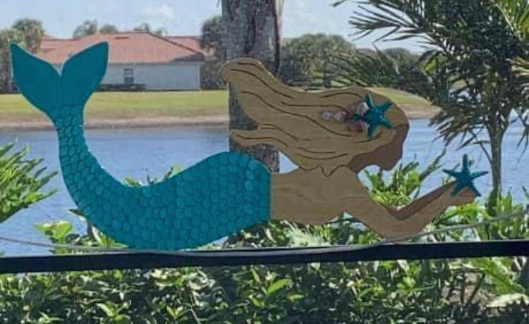 Mermaid Beach Decor Mermaid Wall Art Mermaid Prop Girls - Etsy