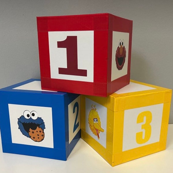 Block Centerpiece - Etsy