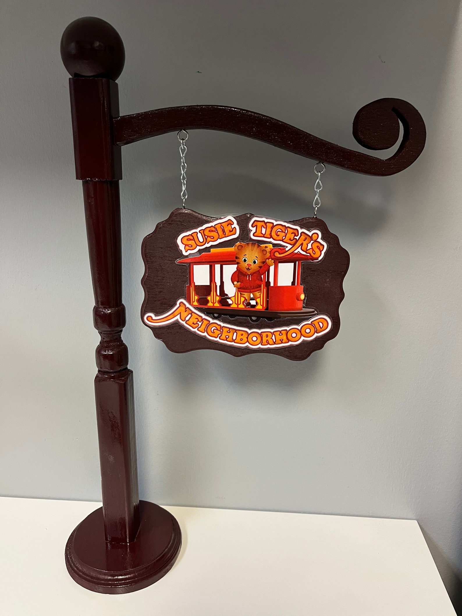 Street Sign Lamp Post Trolley Station Lamp Post 21 Inch - Etsy