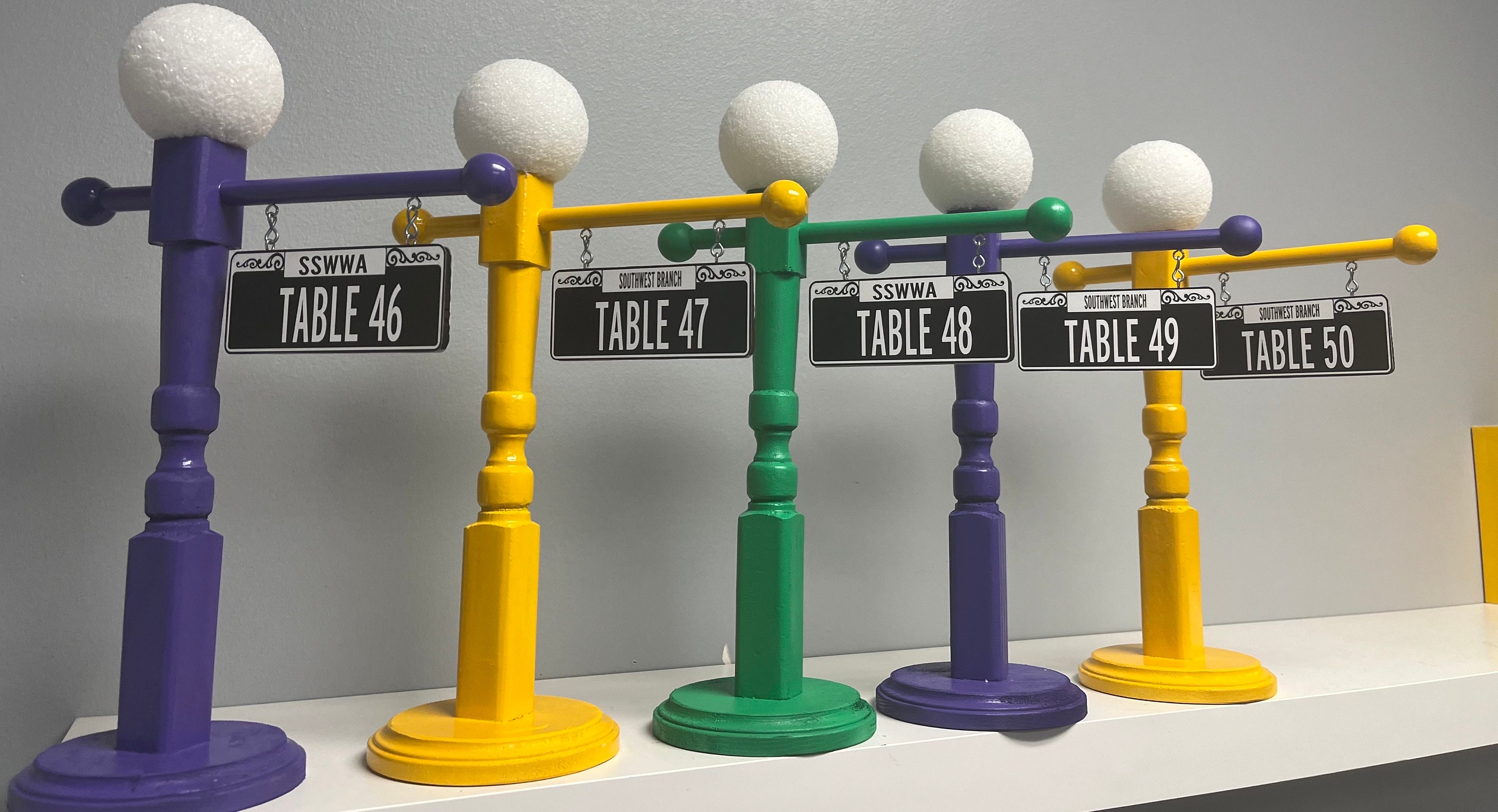 Mardi Gras New Orleans Themed Lamp Post, New Orleans Inspired Lamp - Etsy