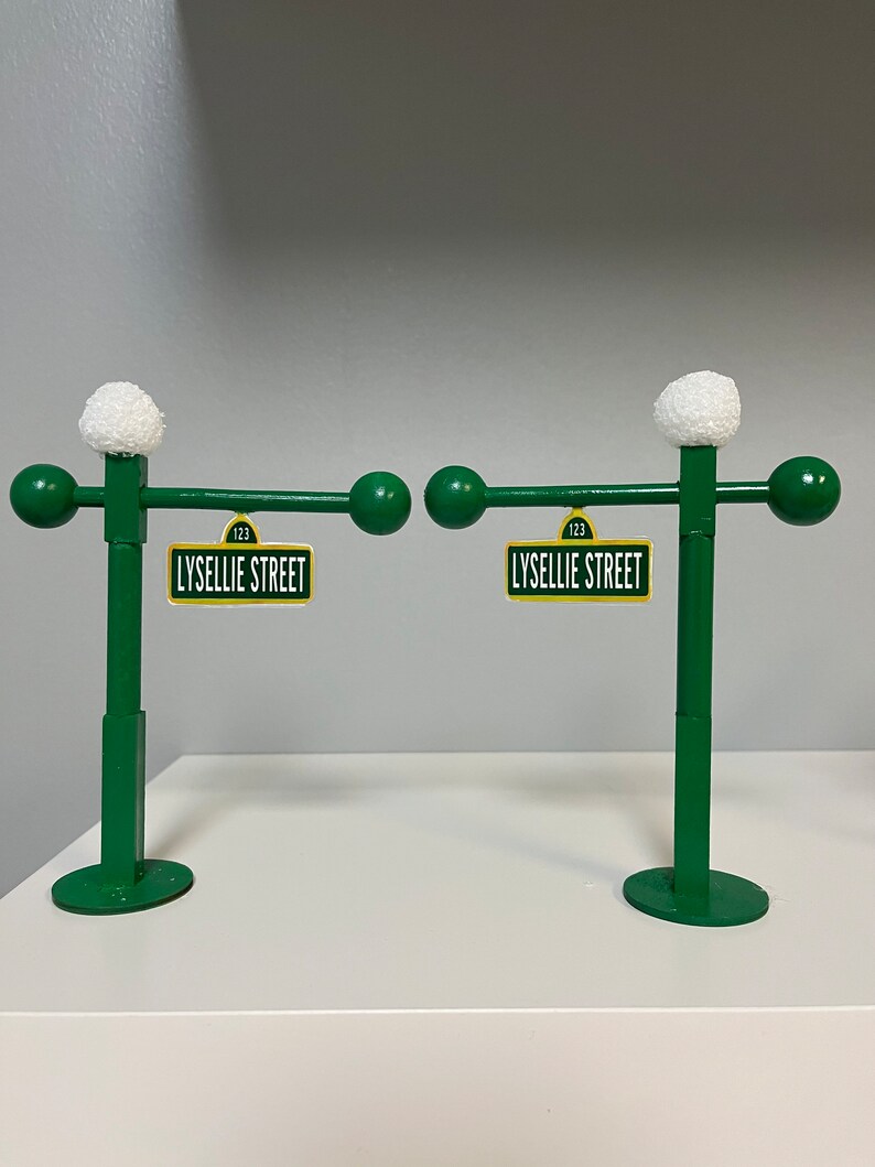 Street Sign Lamp Post 6inch Cake Topper - Etsy