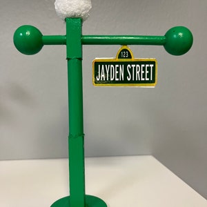 Street Sign Lamp Post 6inch Cake Topper - Etsy