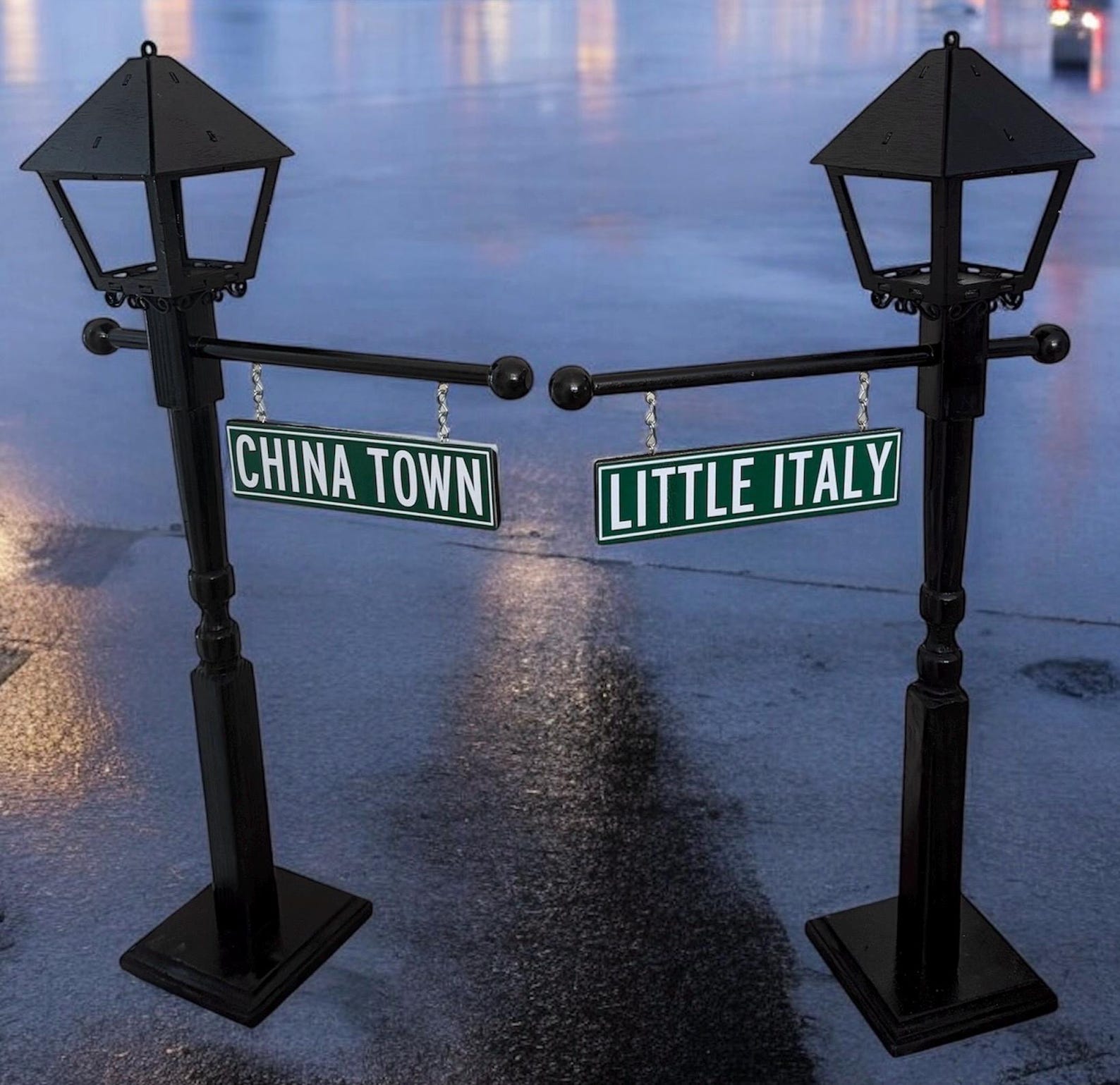 NYC Lamp Post Centerpiece, New York Theme, 21 Inch - Etsy