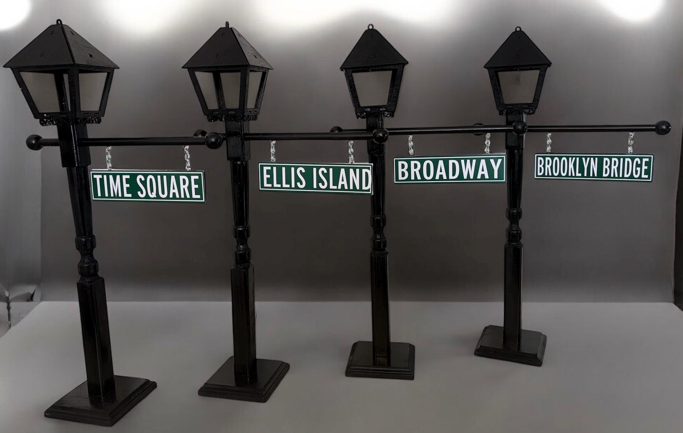 NYC Lamp Post Centerpiece, New York Theme, 21 Inch - Etsy