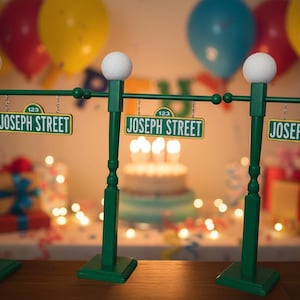 3 Lamp Post Street Sign 21 Inch Centerpieces - Etsy