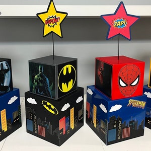 Superhero Centerpieces - Etsy