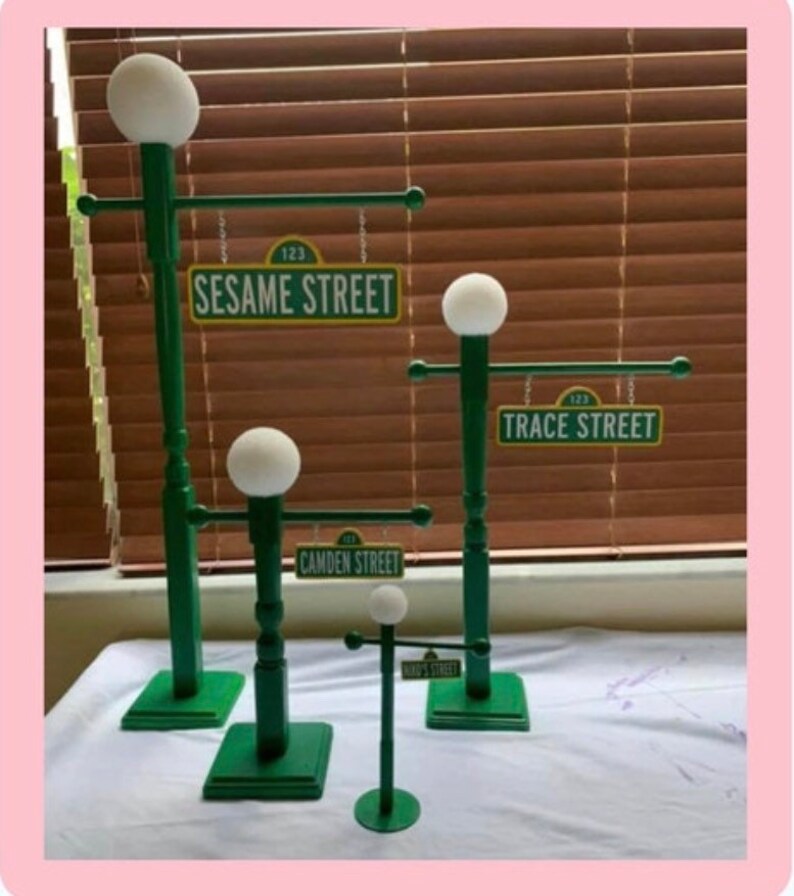 Street Sign Lamp Post 6inch Cake Topper - Etsy