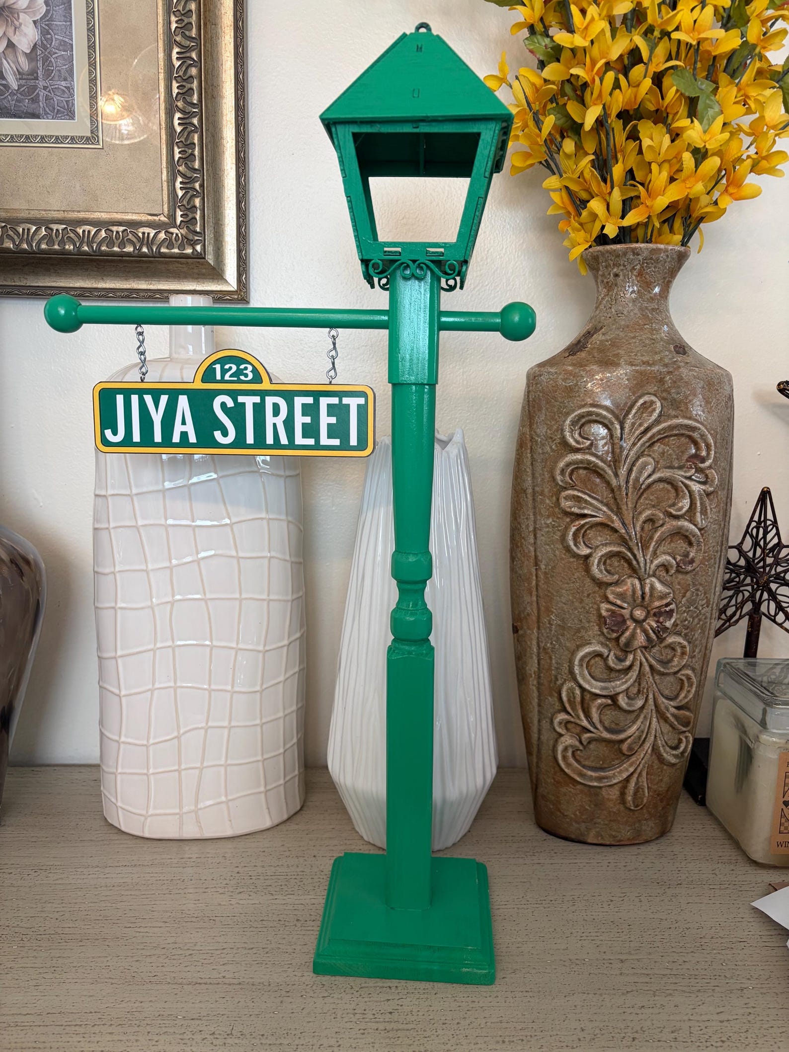 3 Lamp Post Street Sign 21 Inch Centerpieces - Etsy
