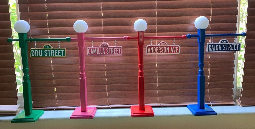 Sesame Street Lamp Post Prop