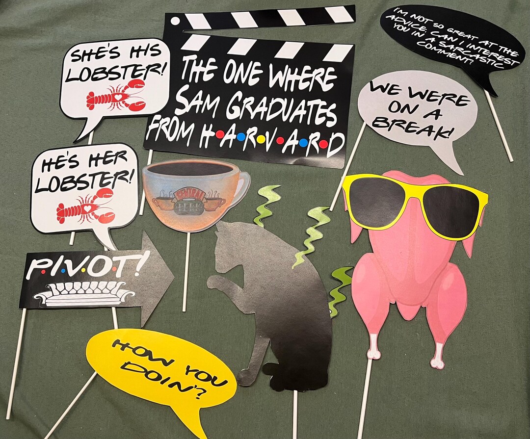 FRIENDS Themed Photo Props, Friends Party Supplies, Friends Inspired ...