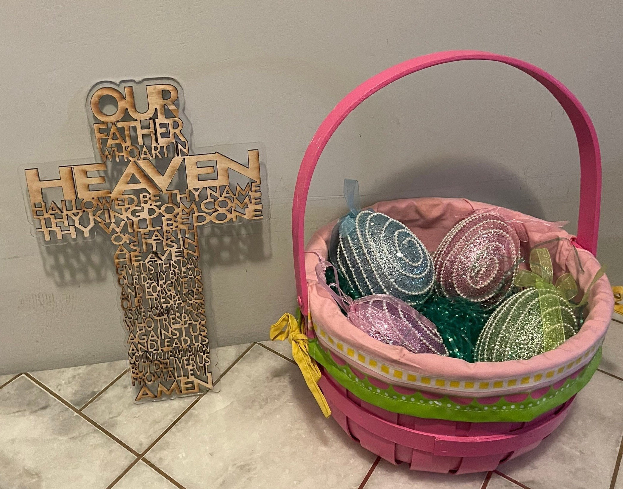 Our Father Prayer Centerpiece - Etsy