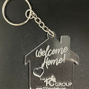Welcome Home Keychain - Etsy
