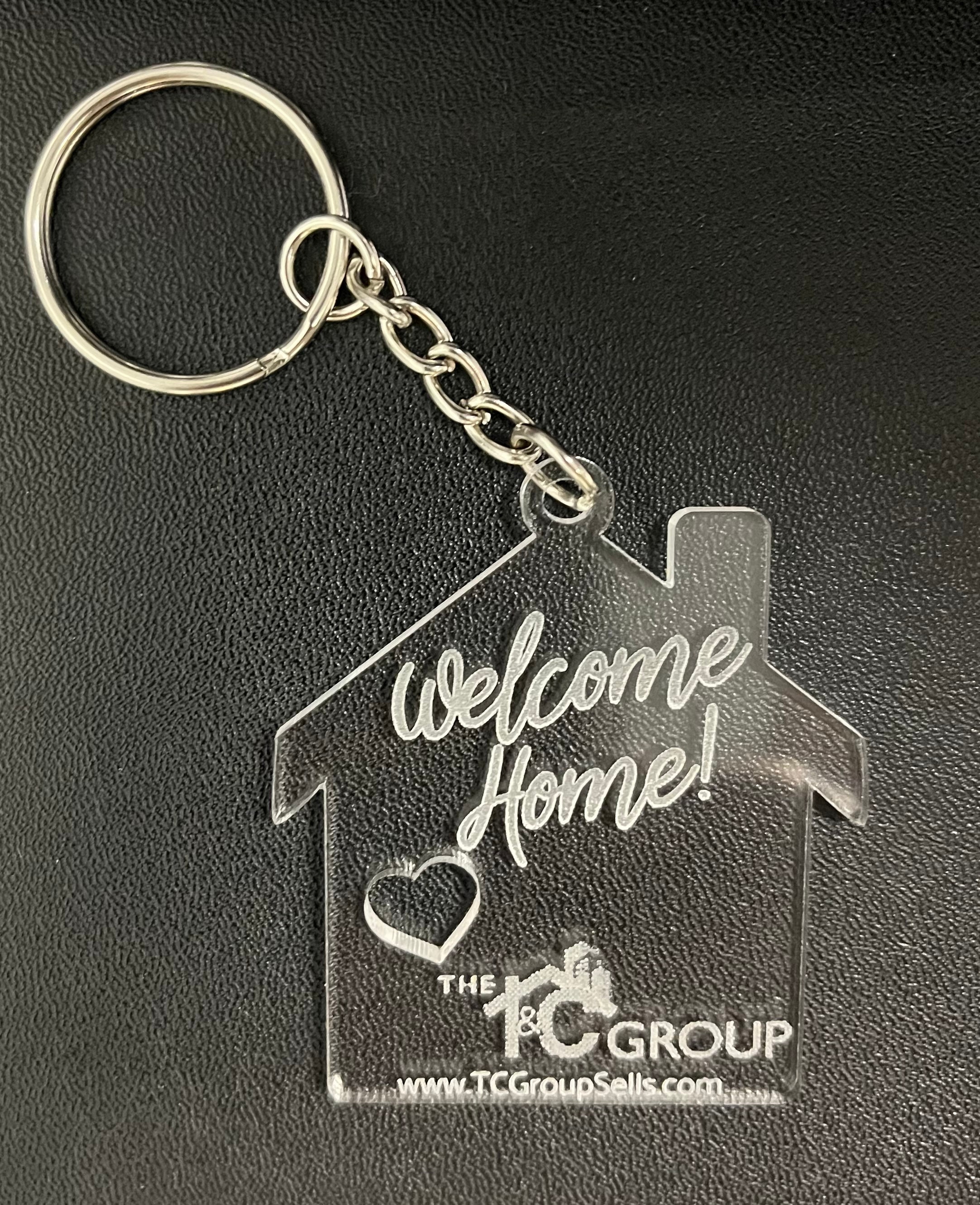 Welcome Home Keychain - Etsy